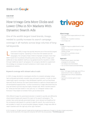 Fillable Online How trivago Gets More Clicks and Fax Email Print ...