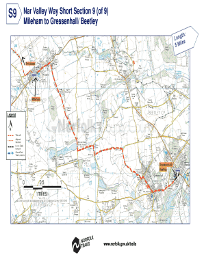 Fillable Online Nar Valley Way Short Section 9 (of 9) Fax Email Print ...
