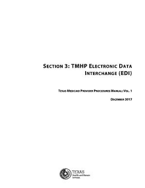 Fillable Online S ECTION 3: TMHP E LECTRONIC D ATA Fax Email Print - pdfFiller