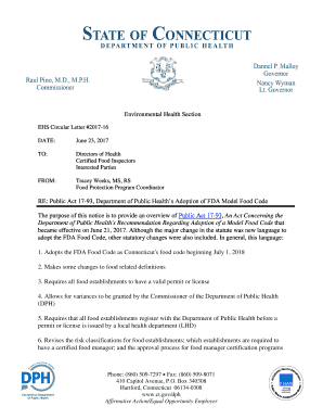 Fillable Online EHS Circular Letter #2017-16 Fax Email Print - pdfFiller