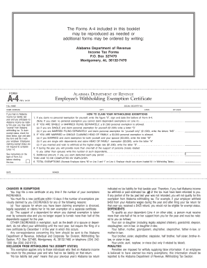 Fillable Online The Forms A-4 included in this booklet Fax Email Print ...