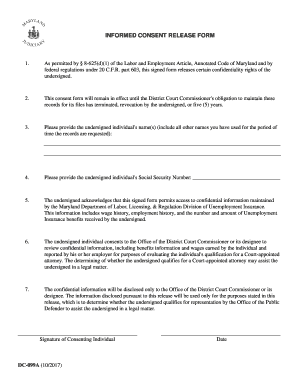 Fillable Online INFORMED CONSENT RELEASE FORM Fax Email Print - pdfFiller