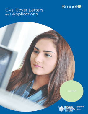 Fillable Online CVs, Cover Letters Fax Email Print - pdfFiller