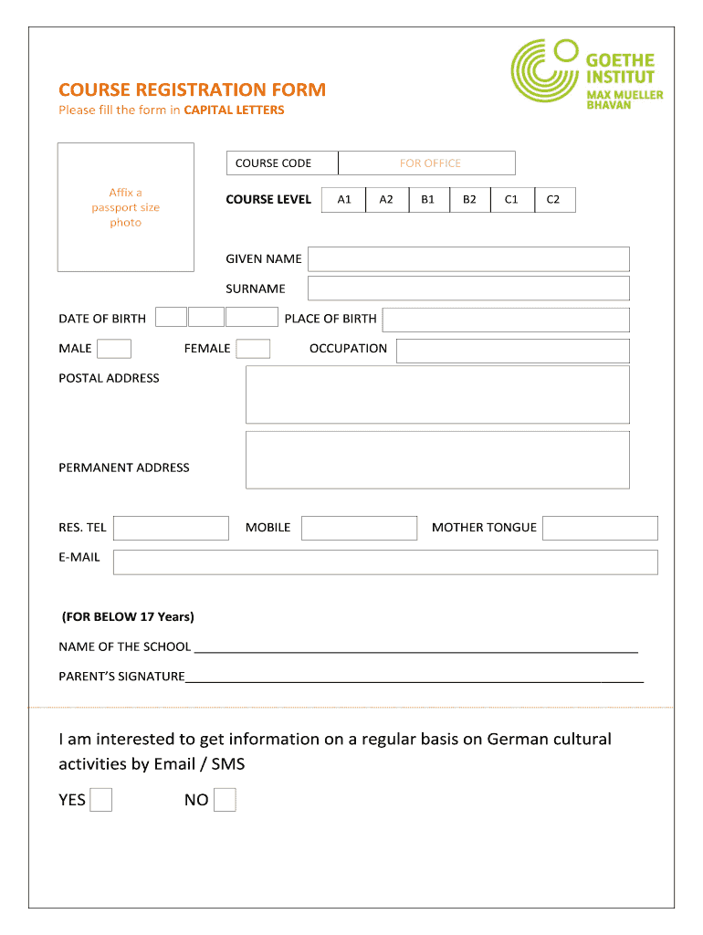 Fillable Online Please fill the form in CAPITAL LETTERS Fax Email Print ...