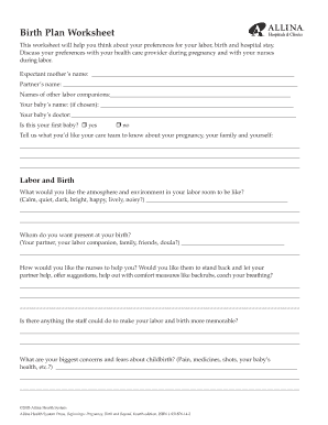 Fillable Online This worksheet will help you think about your ...