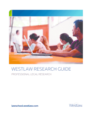Fillable Online WESTLAW RESEARCH GUIDE Fax Email Print - pdfFiller