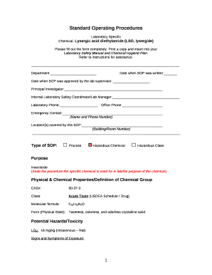 lysurgic acid Doc Template | pdfFiller