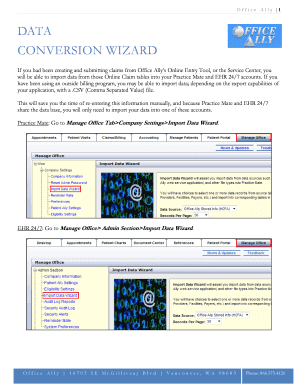 Fillable Online CONVERSION WIZARD Fax Email Print - pdfFiller