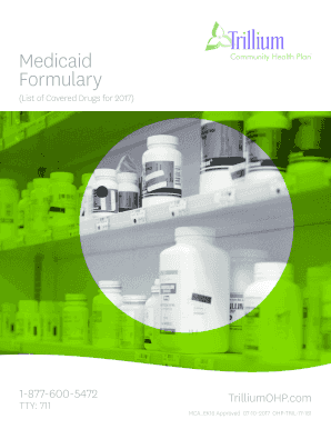 Fillable Online Trillium Community Health Plans goal is to offer the ...