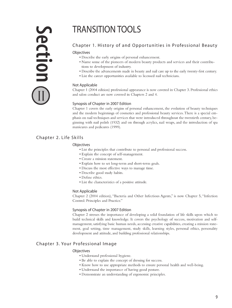 Fillable Online TRANSITION TOOLS Fax Email Print - pdfFiller
