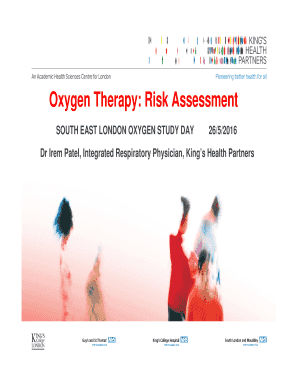 Fillable Online Oxygen Therapy: Risk Assessment Fax Email Print - pdfFiller