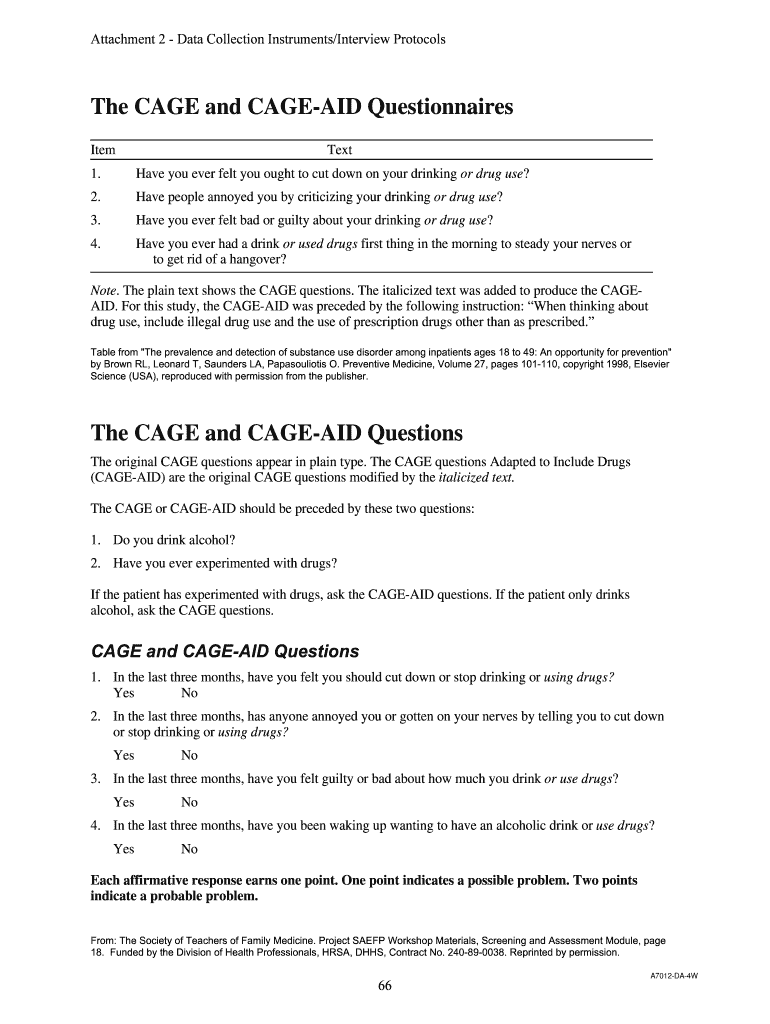 Fillable Online Attachment 2 - Data Collection Instruments/Interview Protocols Fax Email Print ...