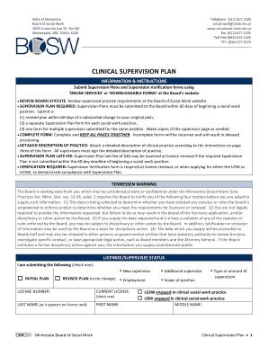 Fillable Online Submit Supervision Plans and Supervision Verification forms using Fax Email ...