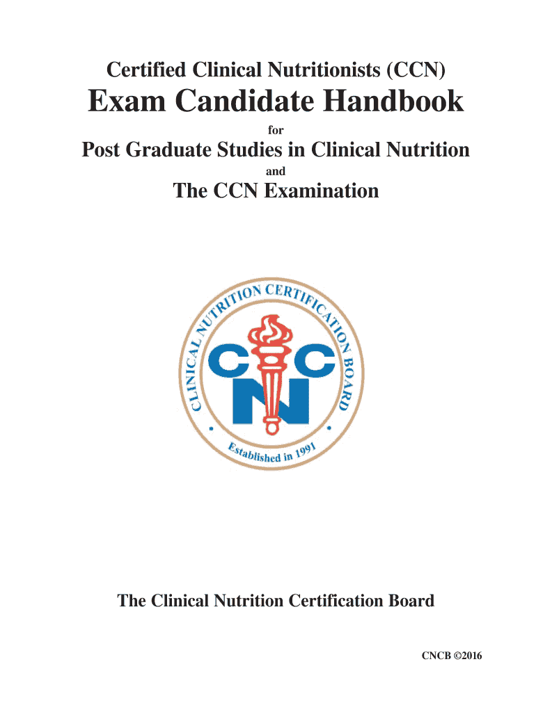 Fillable Online Certified Clinical Nutritionists (CCN) Fax Email Print ...