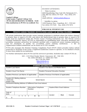 PCTIA REGISTRATION NUMBER:3126 Doc Template | pdfFiller