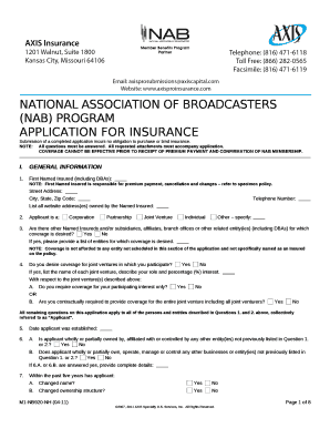 First Named Insured (including DBAs): Doc Template | pdfFiller