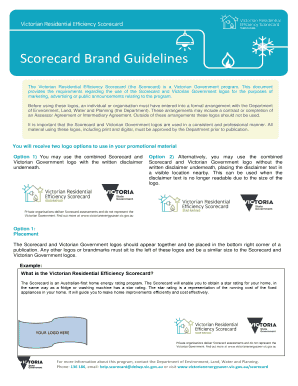 Fillable Online Scorecard Brand Guidelines Fax Email Print - pdfFiller