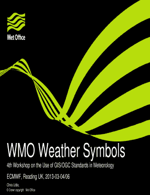 Fillable Online WMO Weather Symbols Fax Email Print - pdfFiller
