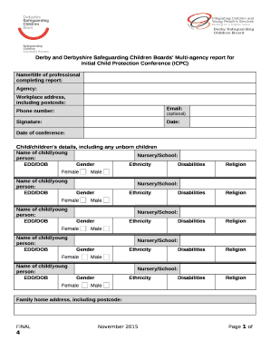 Derby and Derbyshire Safeguarding Children Boards Multi-agency report ...