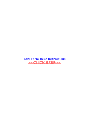 Fillable Online Edd Form De9c Instructions Fax Email Print - pdfFiller