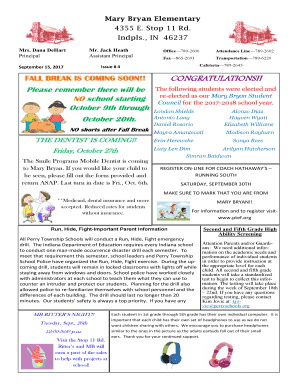 Fillable Online Mary Bryan Elementary Fax Email Print - pdfFiller