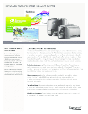 Fillable Online MAKE AN INSTANT IMPACT, Fax Email Print - pdfFiller