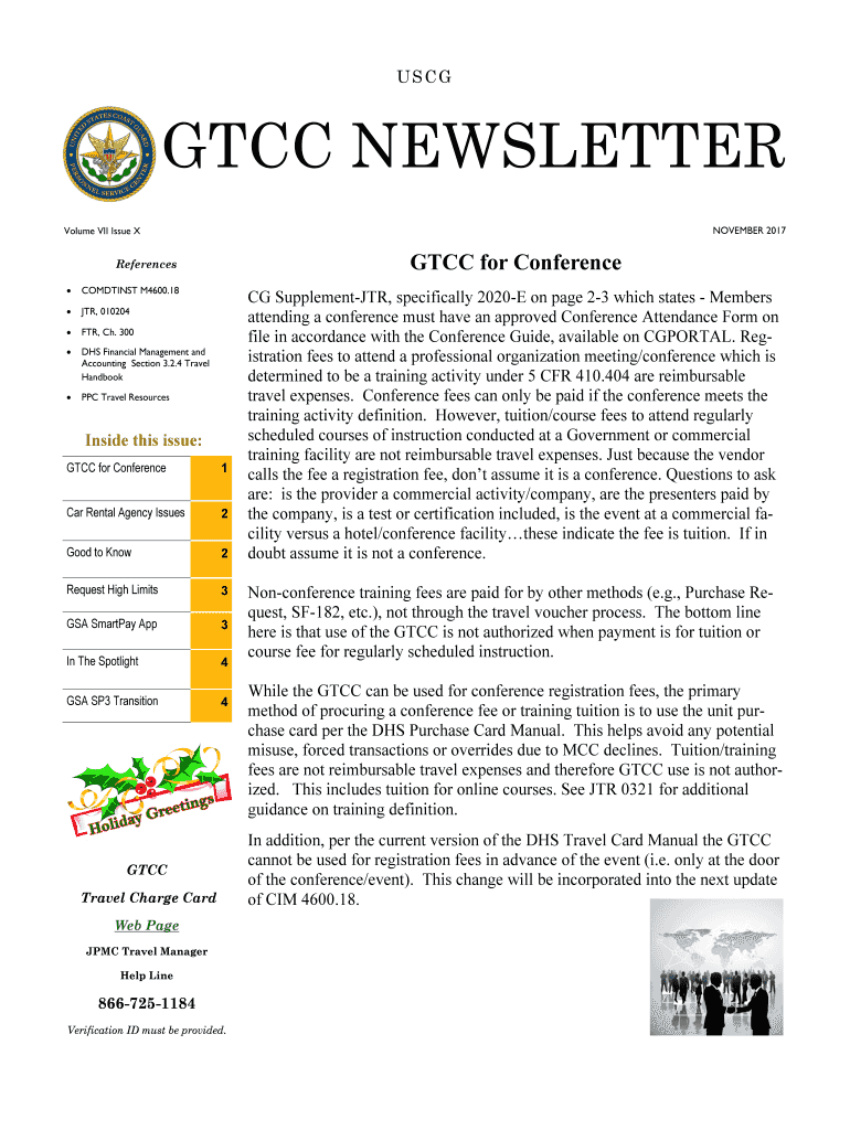 Fillable Online GTCC for Conference Fax Email Print - pdfFiller