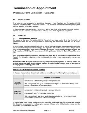Fillable Online Termination of Appointment Fax Email Print - pdfFiller