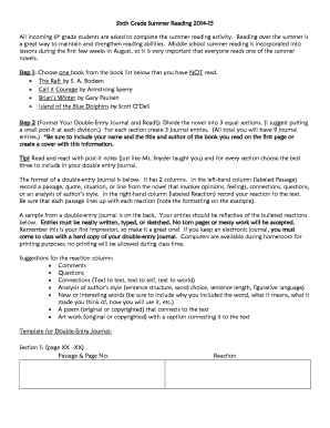 Fillable Online All incoming 6th grade students are asked to complete ...