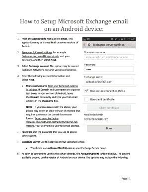Fillable Online How to Setup Microsoft Exchange email Fax Email Print ...