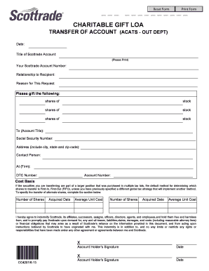 Fillable Online TRANSFER OF ACCOUNT (ACATS - OUT DEPT) Fax Email Print ...