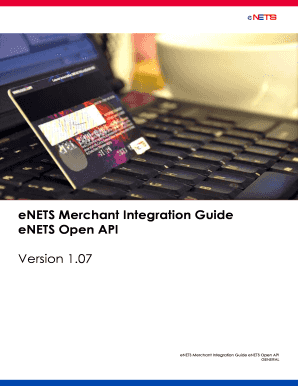 Fillable Online eNETS Merchant Integration Guide Fax Email Print ...