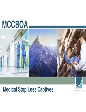 Fillable Online Medical Stop Loss Captives Fax Email Print - pdfFiller