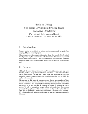 Fillable Online Tools for Telling: Fax Email Print - pdfFiller