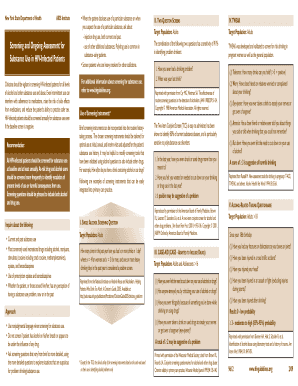 Fillable Online Substance Abuse Assessment Form Fax Email Print - pdfFiller