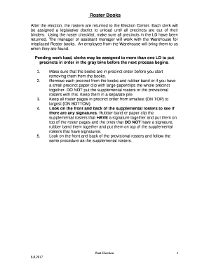 Roster Books - staging jeffersoncountyclerk Doc Template | pdfFiller