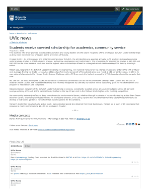 Fillable Online Sign in to UVic Fax Email Print - pdfFiller