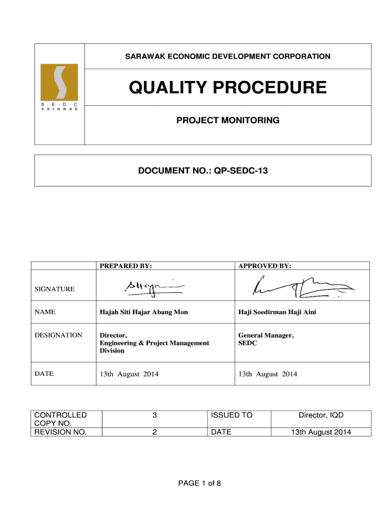 Fillable Online SARAWAK ECONOMIC DEVELOPMENT CORPORATION Fax Email ...