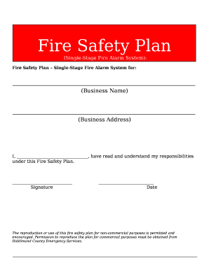 (Single-Stage Fire Alarm System): Doc Template | pdfFiller
