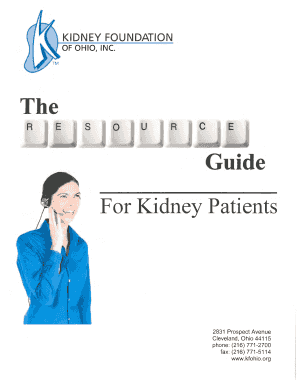 Fillable Online KIDNEY FOUNDATION Fax Email Print - pdfFiller