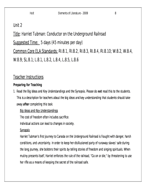 harriet tubman conductor on the underground railroad pdf Doc Template ...