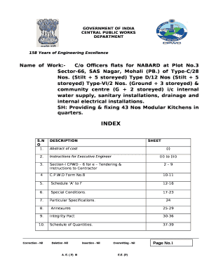 Name of Work:-C/o Officers flats for NABARD at Plot No Doc Template ...