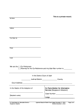 court declaration template Doc Template | pdfFiller