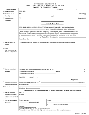 LET ALL PARTIES CONCERNED ATTEND before the HonourableJustice Doc ...