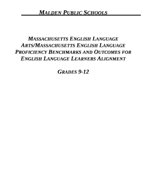 Massachusetts English Language Arts/Massachusetts English Language ...