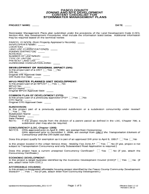 STORMWATER MANAGEMENT PLANS Doc Template | pdfFiller