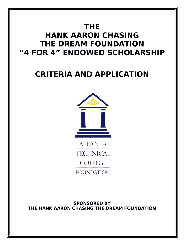 HANK AARON CHASING Doc Template | pdfFiller