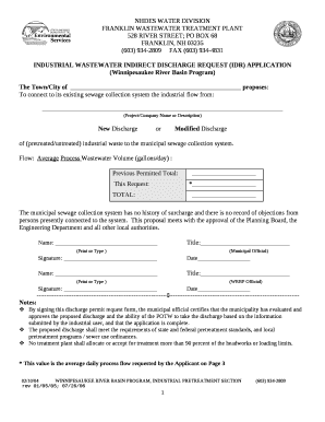 FRANKLIN WASTEWATER TREATMENT PLANT Doc Template | pdfFiller