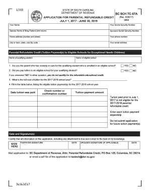 Fillable Online TC-57A Fax Email Print - pdfFiller