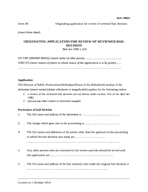 Rule 100(2) Doc Template | pdfFiller